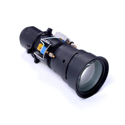 China OEM Glass Wide Angle Short Focus Lens - Double Concave Optical Design with 1.9x Zoom and 3.12-35.54m Throw Distance for sale