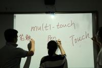 China High Definition 78-120 Inch Portable Digital Whiteboard with 10-Point Multi-Touch and 500g Sensor for Interactive Presentations for sale