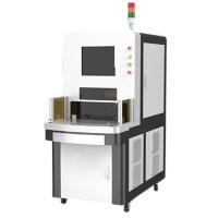China Metal Plastic Fiber Optic Co2 Laser Engraver Marking Machine 30watt 100W for sale