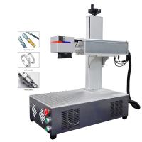 China Fiber Laser Engraving Marking Machines With Rotary Axis for Engraving for sale