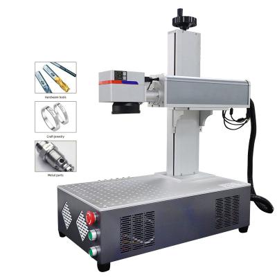 China Fiber Laser Engraving Marking Machines With Rotary Axis for Engraving for sale