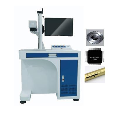 China High Precision Desktop fiber laser marking machine Laser Engraver for Metal Plastics for sale