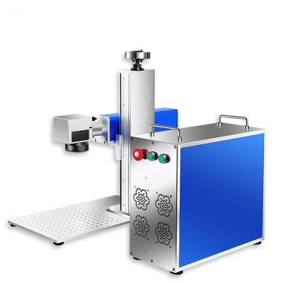 China Small Aluminum Stainless Steel Mopa Fiber Laser Marker Engraving Marking Etching Machine for sale