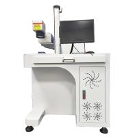 China 2D 3D Photo Acrylic Glass Fiber Laser Engraver For Metal Cutter Machine 5w 355nm for sale