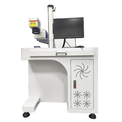 China 2D 3D Photo Acrylic Glass Fiber Laser Engraver For Metal Cutter Machine 5w 355nm for sale
