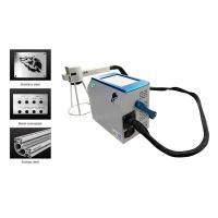 China Portable Touchscreen Fiber Laser Marking Machine with 1 Year Warranty and 1064nm Wavelength for sale