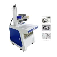 China Desktop Fiber Laser Marking Machine with 175*175mm/300*300mm Marking Range High Precision High Speed Engraving for Stainless Steel Metal for sale
