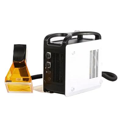 China Touchscreens Handheld Protective Cover 20W 30W 50W Fiber Laser Marking Machine Metal Plastic Engraver for sale