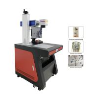 China Desktop Mopa Laser 60W 120W Fiber Laser Color Marking Engraving Machine on Metal Aluminum for sale