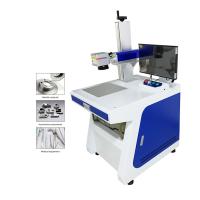 China Desktop Cabinet Laser Marker 20w 30w 50w Fiber Laser Marking Engraving Machine for Stainless Steel Metal for sale