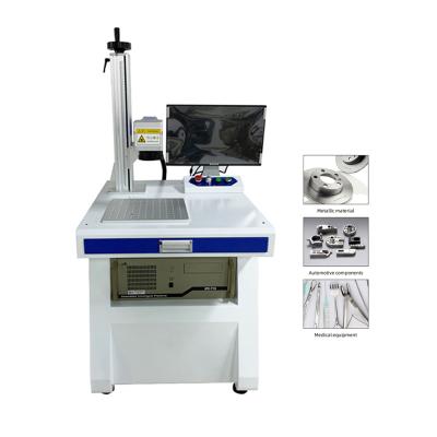 China Table type Fiber laser printer Fiber laser engraver 20W 30W 50W  Fiber laser marking machine for sale