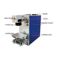 China Easy Handling Mini Desktop 20W 30W 50W Fibre Laser Marking Machines for sale