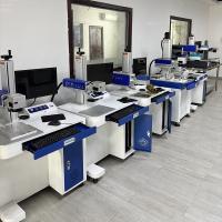 China 20W 30W 50W Desktop fiber laser marking machine  Laser Engraving Machine for Metal Plastics for sale