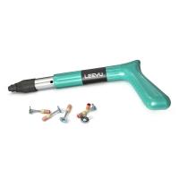 China Green Mini Steel Nail Gun 4 Gears Power Adjustable for Ceiling For Max Nail Length 2in for sale