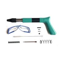 China Green Mini Steel Nail Gun 4 Gears Power Adjustable for Ceiling For Max Nail Length 2in for sale