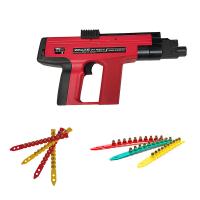 China 3.2kg Nail Gun 450 Stapler Powder Actuated Fastening Tool with Long-lasting Battery for sale