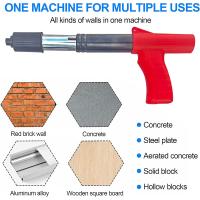 China Strong Capacity Industrial Grade Manual Concrete Nail Shooter for Fastener Decoration for sale