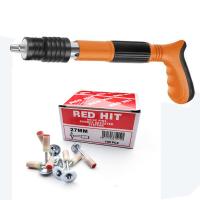 China Max Nail Length 1 1/2IN Low Noise Manual Concrete Nail Gun Cartridge Mini Ceiling Tool for sale