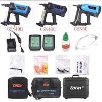 China Powerful Toua GSN50 Gas Powered Nail Gun Pneumatic Nailer Adjustable Power Tools for sale