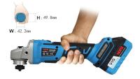 China Power Source Battery Angle Grinder 18V / 21V Brushless Cordless Electric Cut Off Machine for sale