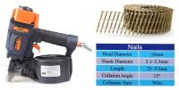 China Air Actuated CN55 Framing Coin Nail Gun Industrial Grade Performance and Reliability for sale