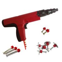 China Manual Nail Gun for Concrete and Furniture Fastening 340mm Length Min Nail Length 5/8in for sale