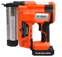 China Durable Industrial 18V Wood Air Cordless Nailer Holds up to 100 nails with Li battery for sale