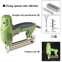 China Industrial Grade Electric Staple Gun 10-30mm Straight Nail 40/min Special Voltage N/A for sale