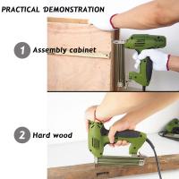 China Industrial Grade Electric Staple Gun 10-30mm Straight Nail 40/min Special Voltage N/A for sale