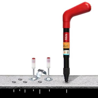 China Customizable Steel and Concrete Fastening Tool Powerful Firing Nail Gun in Black Color for sale