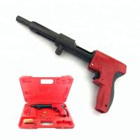 China Low Velocity 22 Caliber Cordless Shooting Nail Gun PT-307 for Concrete and Steel Length 335mm for sale
