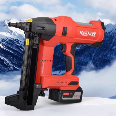 China Electric Lithium Battery Nailer for Concrete and Steel Roof Decoration 15-40mm Nails for sale