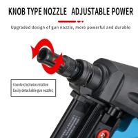 China Cordless Toua Dccn40A Lithium Electric Drive Steel Battery Nail Gun for Construction for sale