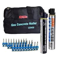 China Pricing Gas Concrete Nail Gun GSN50E with 3-Hour Charge Time and Ni-MH 7.2V 2Ah Battery for sale