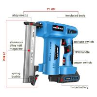 China Convenient Charging 21V Battery Powered Brad Nailer for Woodworking and Upholstery for sale