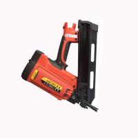 China 378*374*110mm Dimension 34 Degree Lithium Gas Framing Nail Gun for 2in Min Nail Length for sale