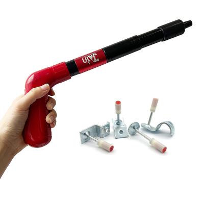 China 33cm Steel and Plastic Manual Concrete Nail Shooter for Fastener Decoration Installation for sale