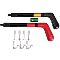 China 33cm Steel and Plastic Manual Concrete Nail Shooter for Fastener Decoration Installation for sale