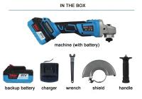 China 21V Portable Mini Angle Grinder with Brushless Motor and Variable Speed Battery Powered for sale