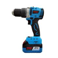 China High Power 21V Cordless Electric Drill with 4.0Ah Lithium Battery and Brushless Motor for sale