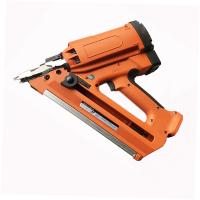 China Angled Cordless Li-ion Finish Nailer with 1200 Nails Fuel Rod Life for sale