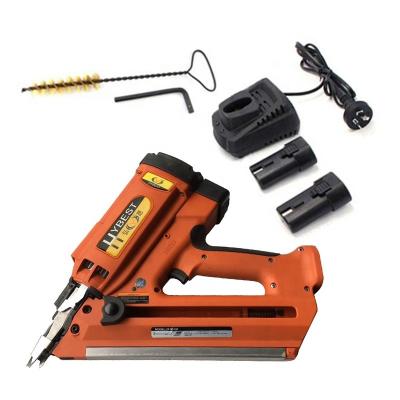 China 2 1/2IN Max Nail Length 7.2V Lithium-Ion Battery Clipped Head Framing Wood Nailer GFN3490 for sale