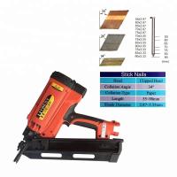 China 378*374*110mm 34 degrees Cordless Portable Framing Nail Gun with 50-90mm Nail Range for sale