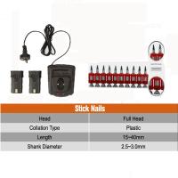 China 4000nails per charge Battery Life Gas Tool Concrete Steel Nail Gun with 455*388*110mm Size for sale