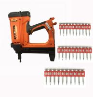 China 4000nails per charge Battery Life Gas Tool Concrete Steel Nail Gun with 455*388*110mm Size for sale