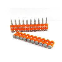 China Spit Pulsa Nail Gun Compatible 6.3mm Head Diameter Gas Pin Nails for Concrete Shooting for sale
