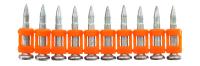 China Spit Pulsa Nail Gun Compatible 6.3mm Head Diameter Gas Pin Nails for Concrete Shooting for sale