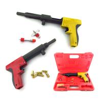 China Popular Blue Color Concrete Steel Nail Gun Strong Capacity 335mm Length Manufactured for sale