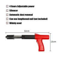 China OEM Supported Automatic Slag Silencer Rivet Gun for Fastening in Ceiling and Wall for sale