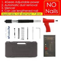 China OEM Supported Automatic Slag Silencer Rivet Gun for Fastening in Ceiling and Wall for sale